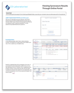 Synovasure Online Portal – CD Laboratories | Synovasure®